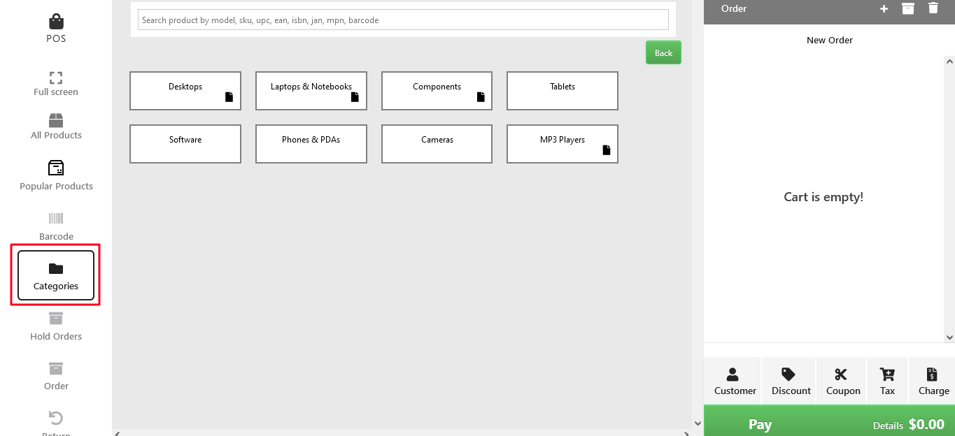 Efficient Category Management: Navigating the POS Agent Dashboard