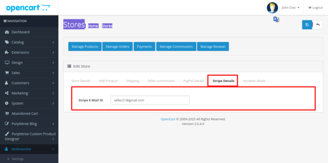 What is OpenCart Stripe Express for MultiVendor