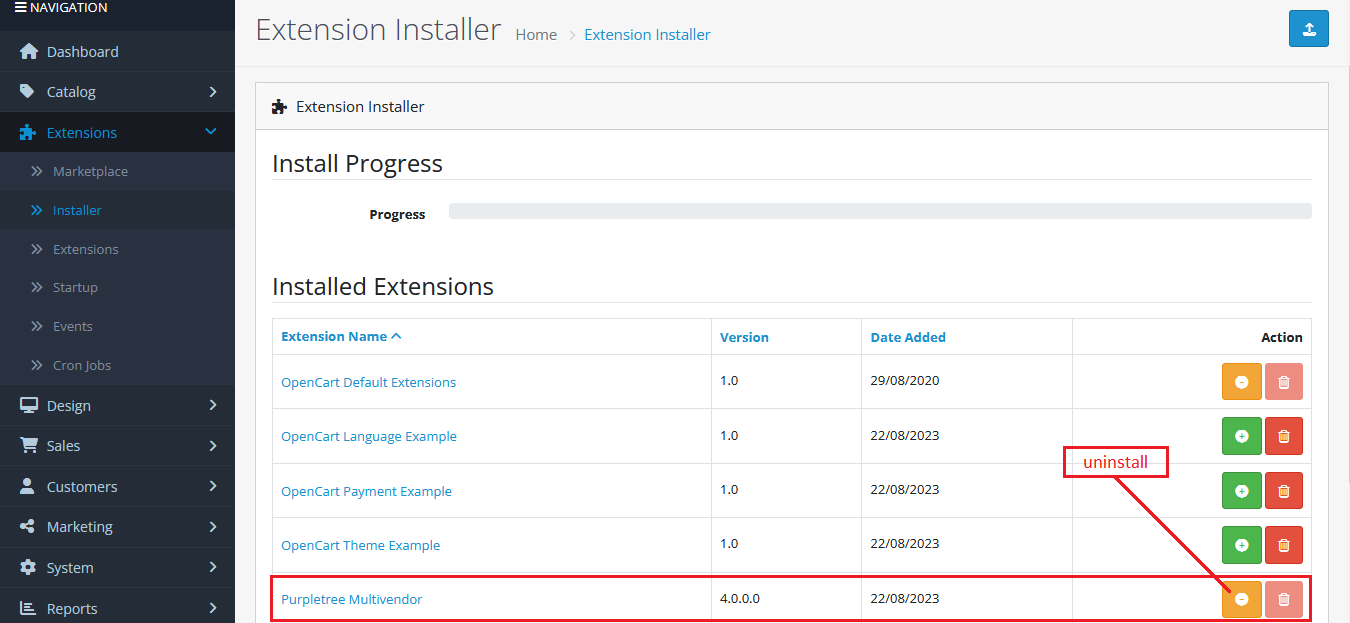 Fix Page Not Found Error After Installing OpenCart Extensions