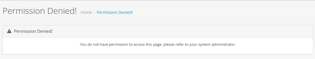 Permission denied error during installation of Opencart Extension